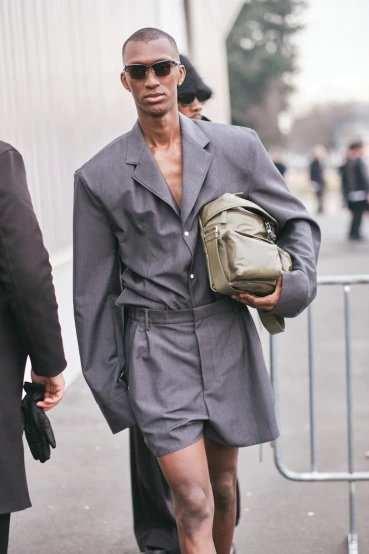 Street Style Looks from Men's Fashion Month 2024 | EBONY