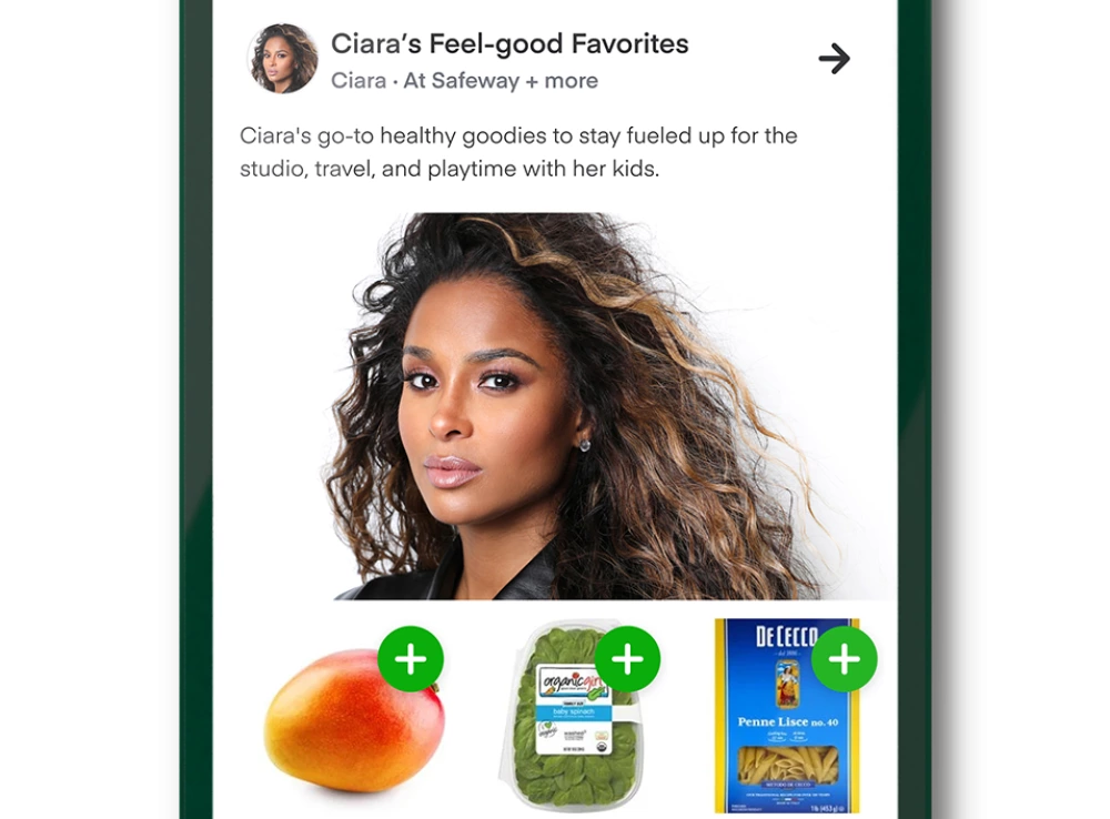 Ciara & Instacart Promote Healthy Eating with Instacart Health