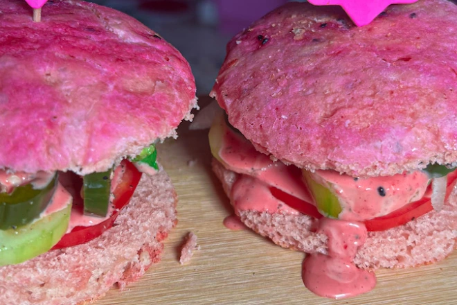 Chef Pii's Pink Veggie Sliders - EBONY
