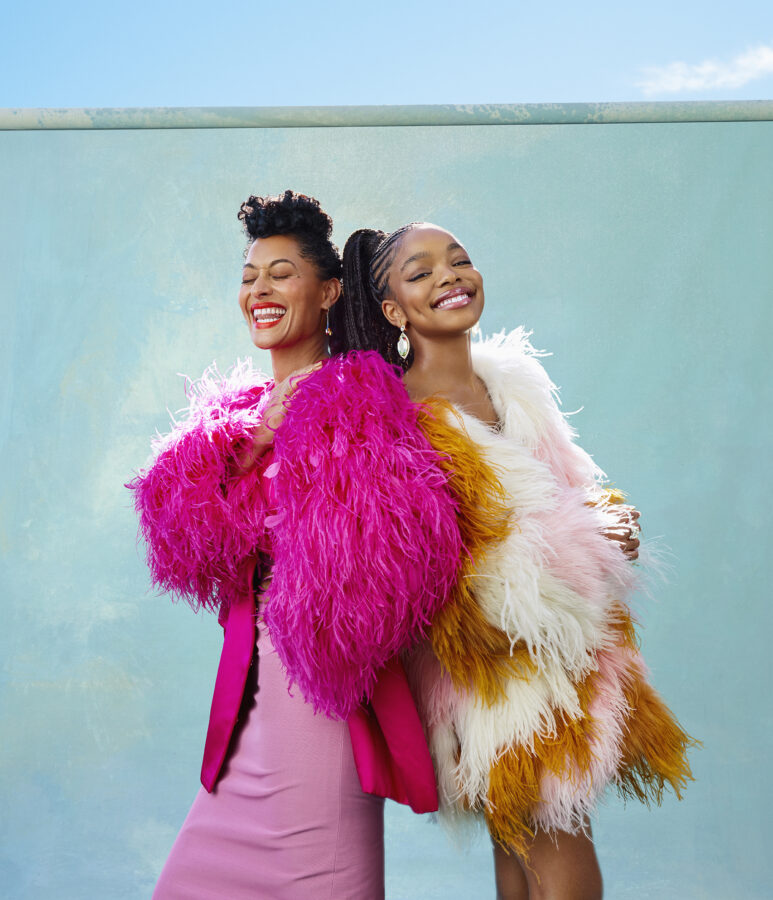 Tracee Ellis Ross and Marsai Martin