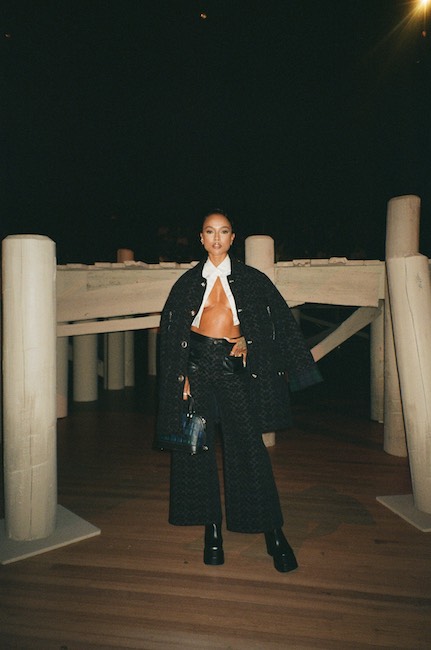 Karrueche Tran's Coach Spring 2023 Runway Glam: Behind the Scenes