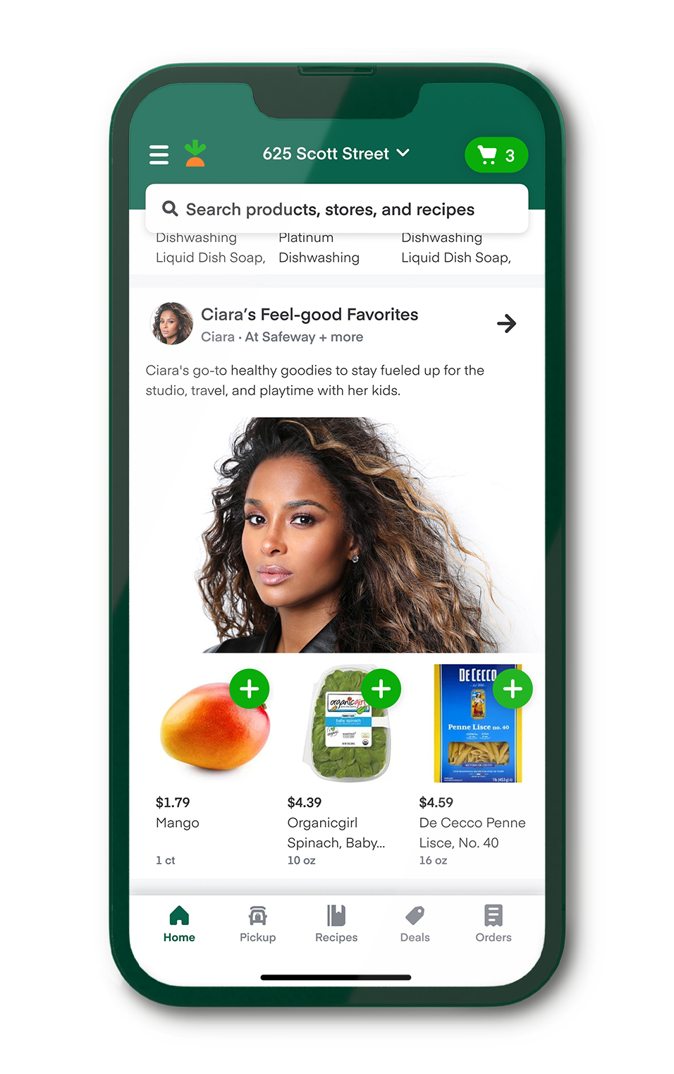 Ciara & Instacart Promote Healthy Eating with Instacart Health