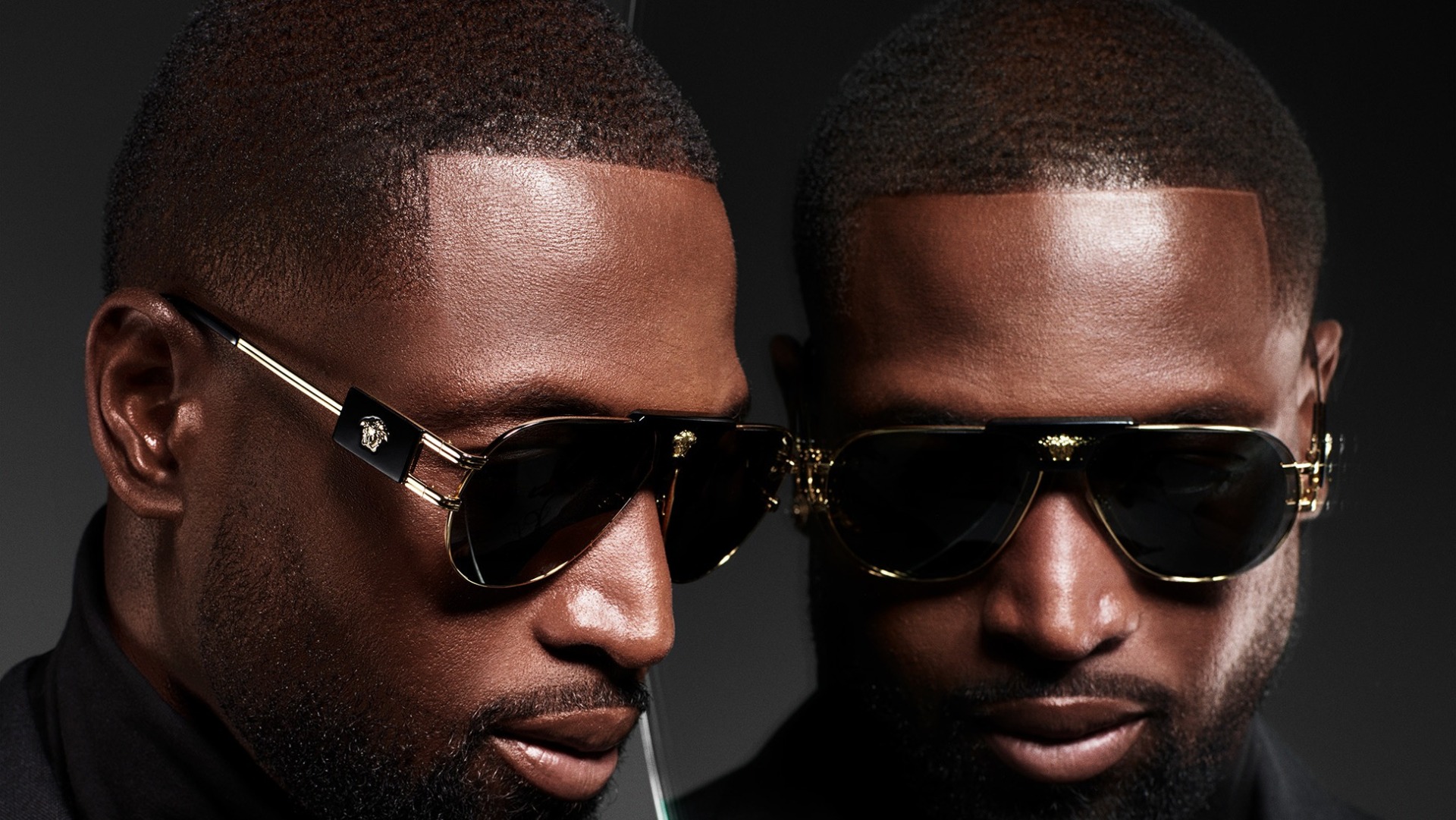 Dwyane Wade Is the New Face of Versace Eyewear's Latest Ad Campaign