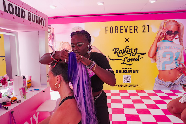 Forever 21 & Bunny Bae Bar Dazzle at Rolling Loud Miami