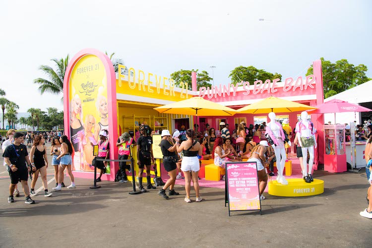 Forever 21 & Bunny Bae Bar Dazzle at Rolling Loud Miami