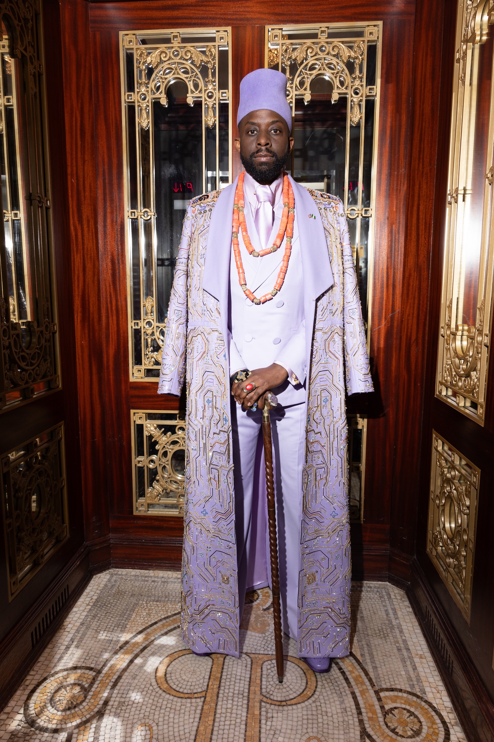John Imah Stuns in Tech-Infused Ensemble at Met Gala